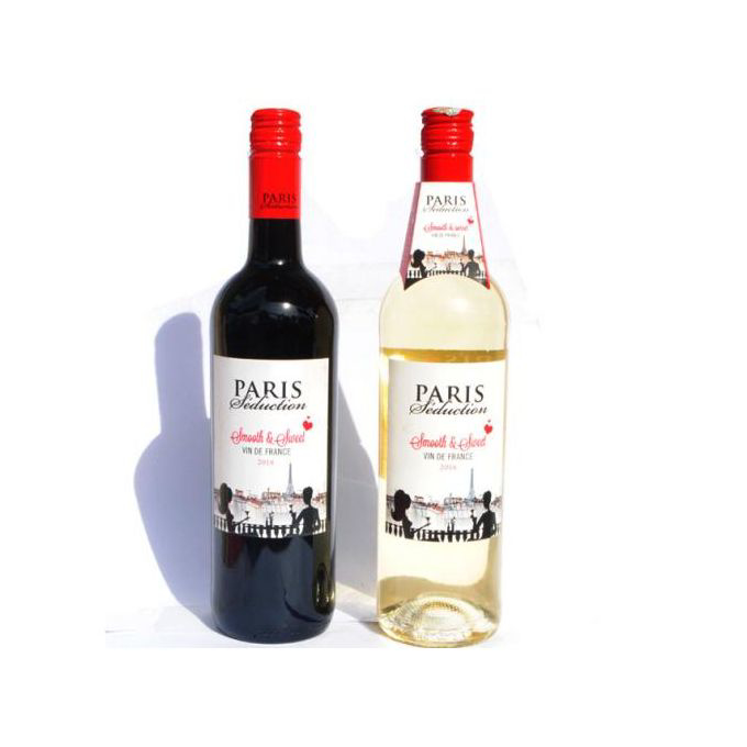 Pack Vin Rouge Et Blanc Moelleux - 75 cl x 2 Pièces