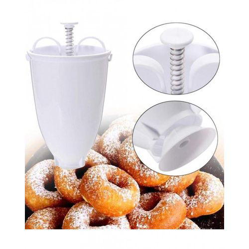 Machine A Beignets Donuts - 0,5L - Blanc Et Marron