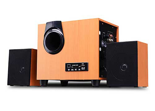 Mini Woofer Bluetooth SH508 - Noir Et Marron