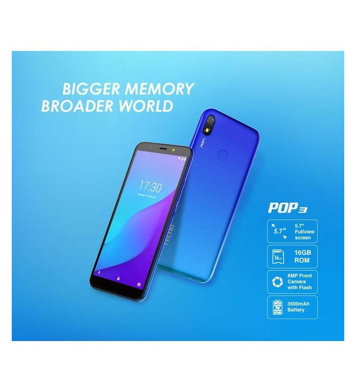 TECNO -POP3 -Smartphone - 5.7''-1GO/16GO -8Mpx -3500 MAh - 12 mois