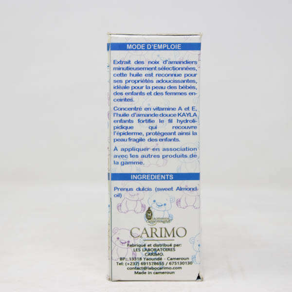 Huile d'amande douce kayla - CARIMO - 100 ml - Iziway Cameroun
