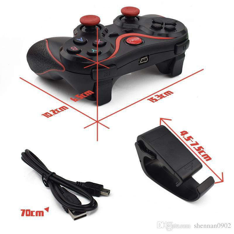 Manette De Jeu BLUETOOTH POUR TÉLÉPHONE ANDROÏDE - Noir Et Rouge