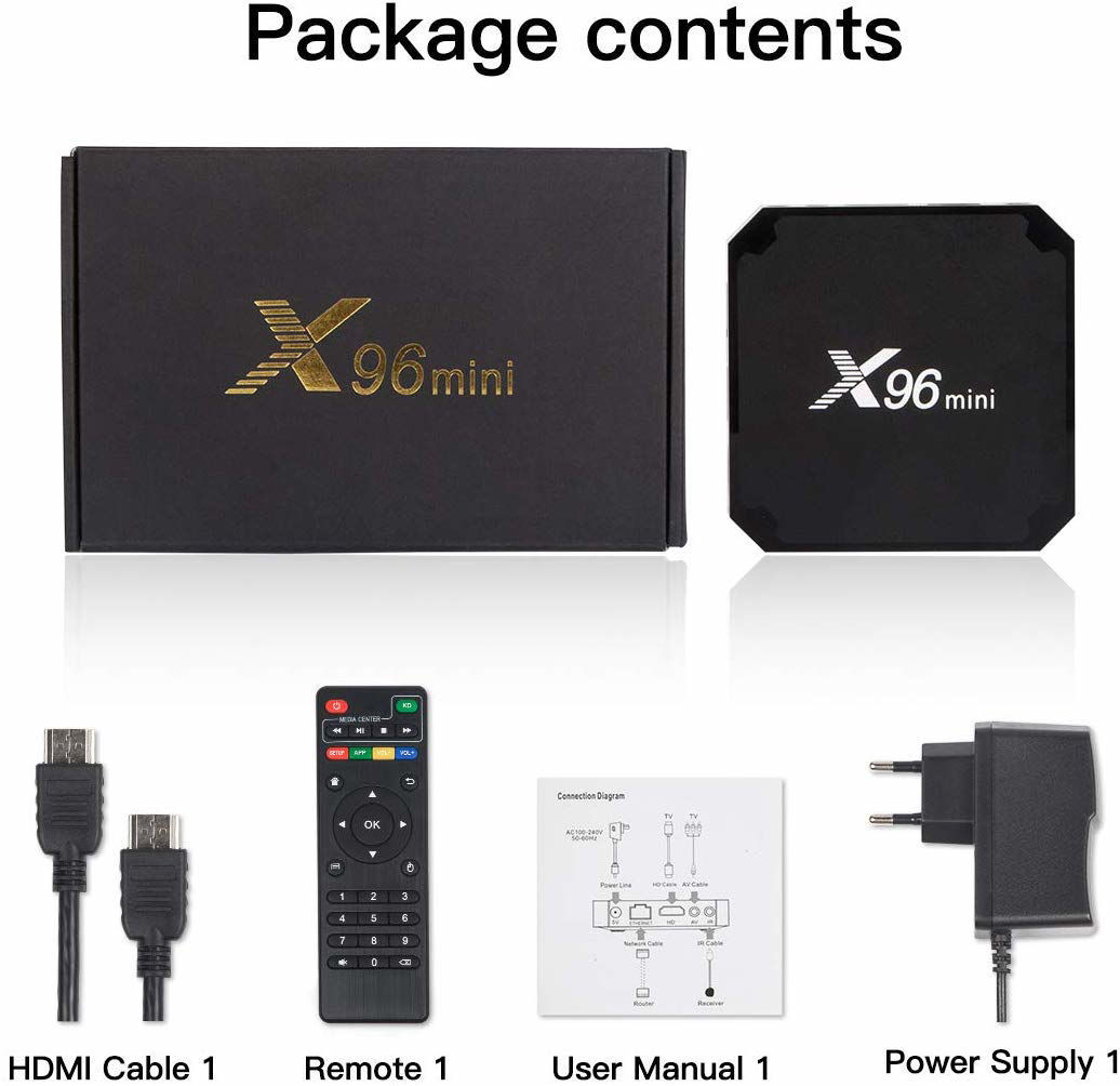 TV Box - X86 Mini - 2G/16G - Android 7.1 - 2 ports USB 2.0, HDMI