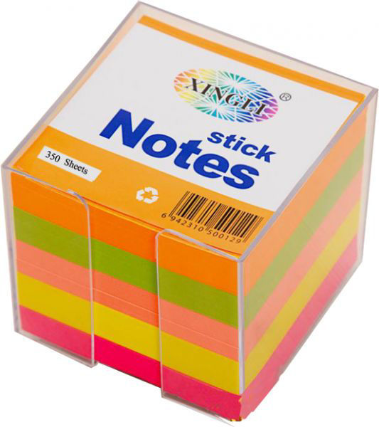 Sticky notes by XINGLI multi colors - 350 sheets 7.5 X 7.5