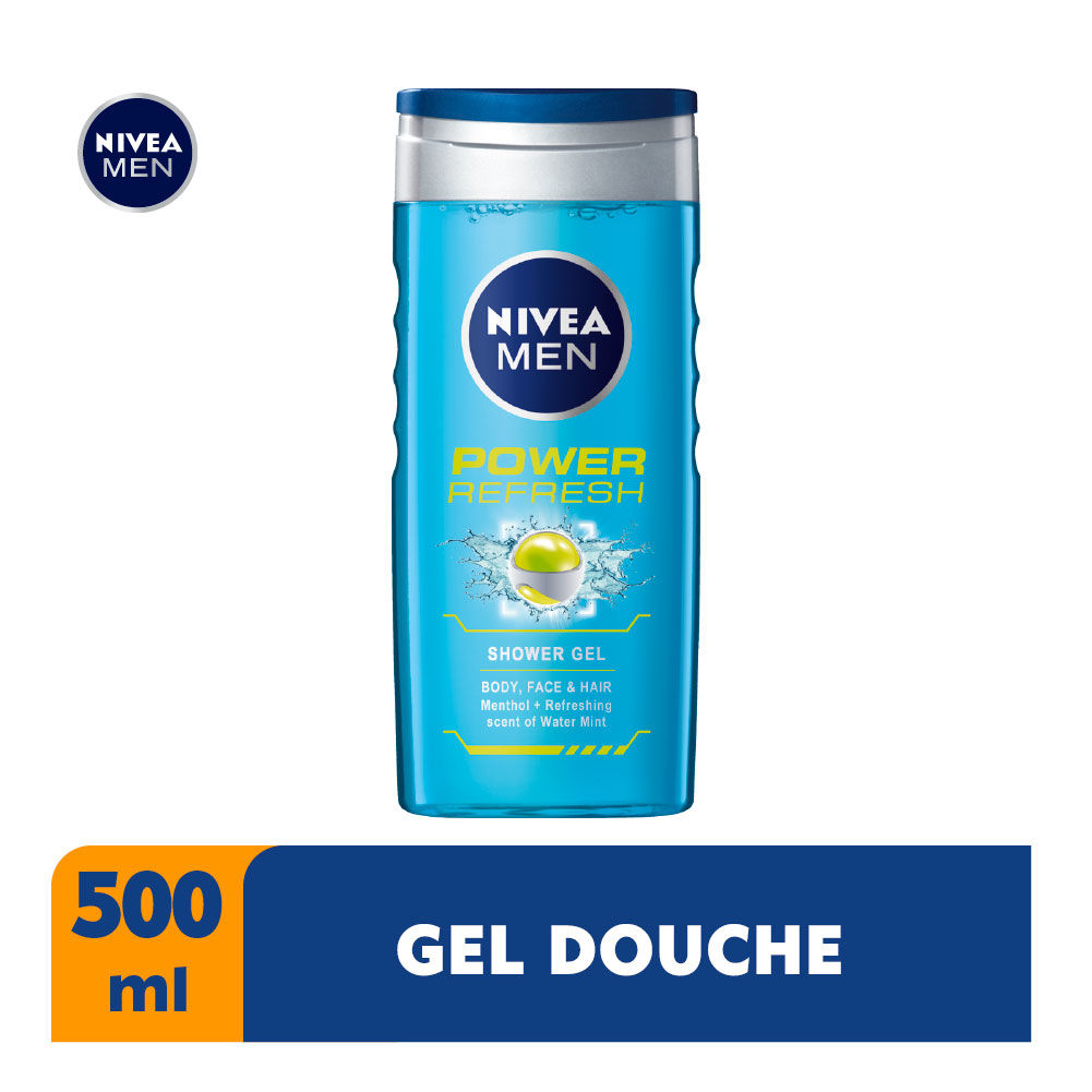 Gel de douche NIVEA POWER REFRESH - 500ML