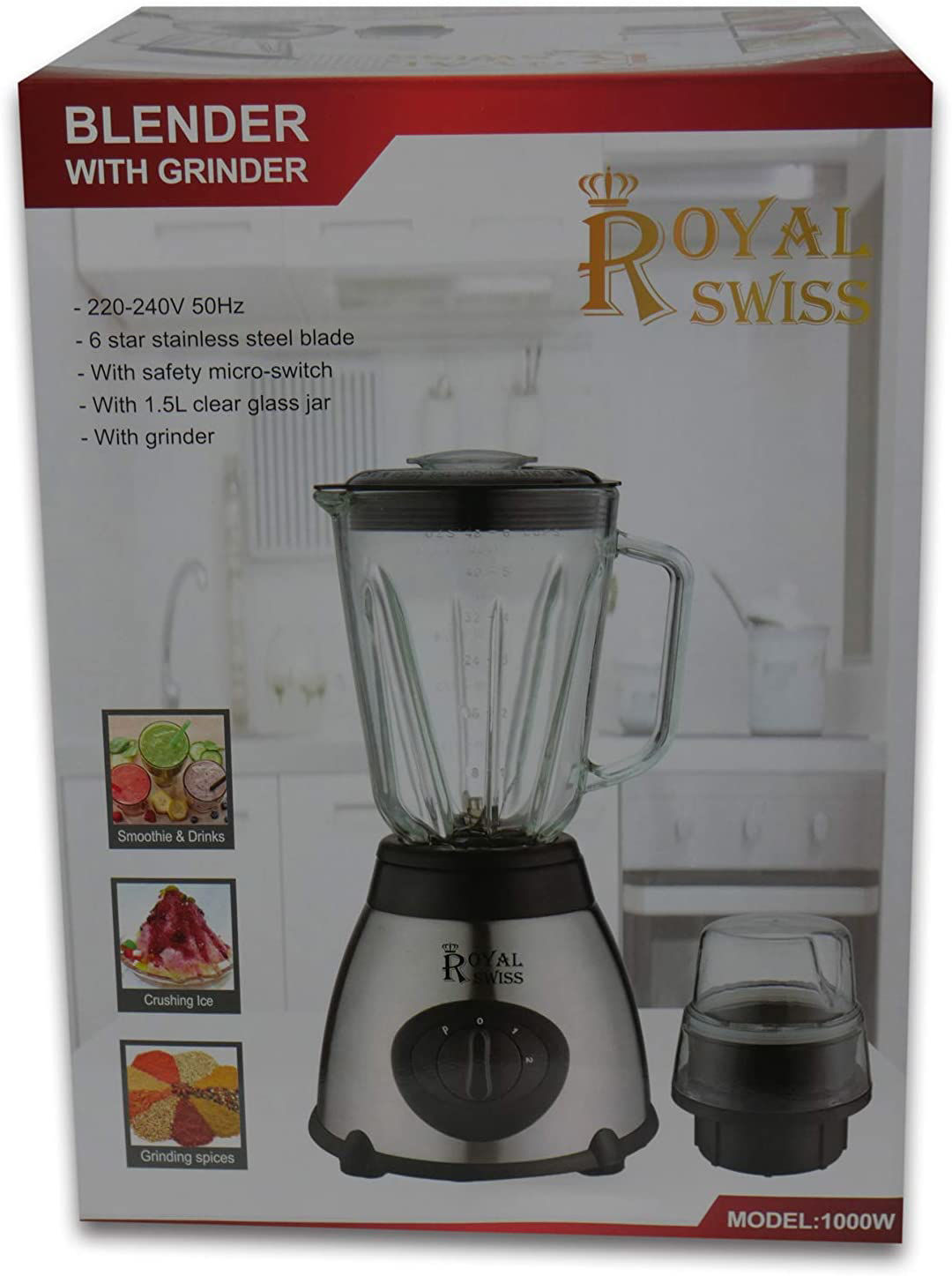 Mixeur - AIFA - BL-505G - 500W - 1,5L - 06 Mois