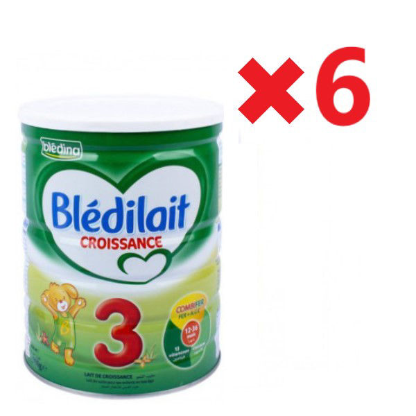 LAIT BLEDILAIT CROISSANCE - 900G X6