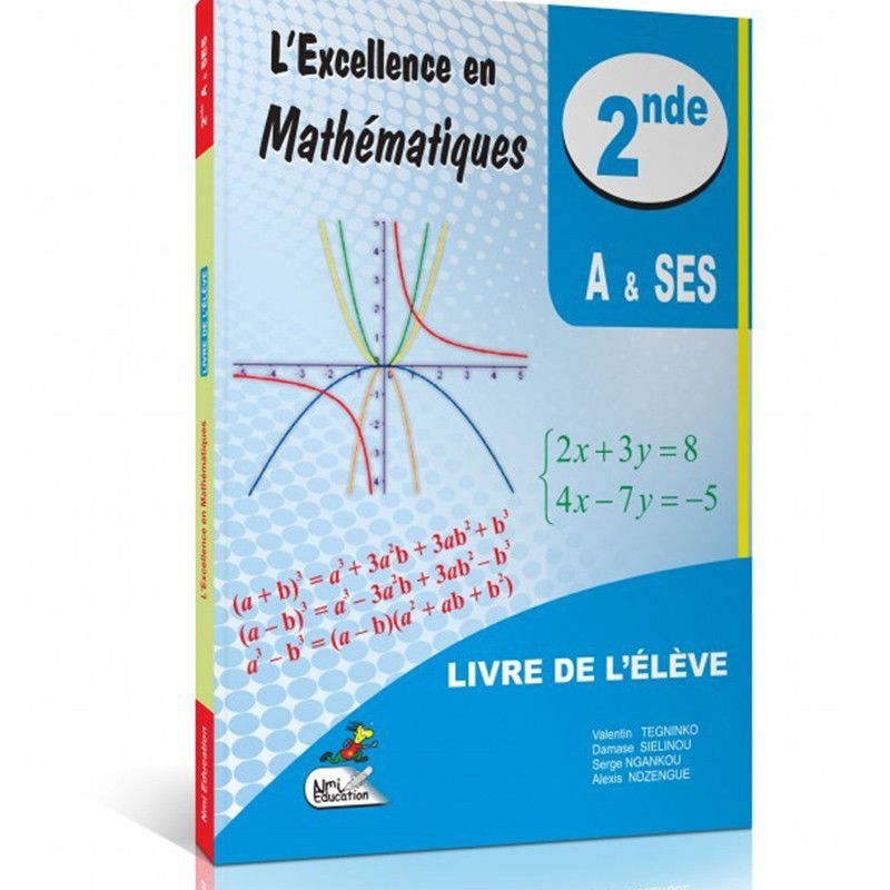 Livre L'Excellence en mathématique 2nde A