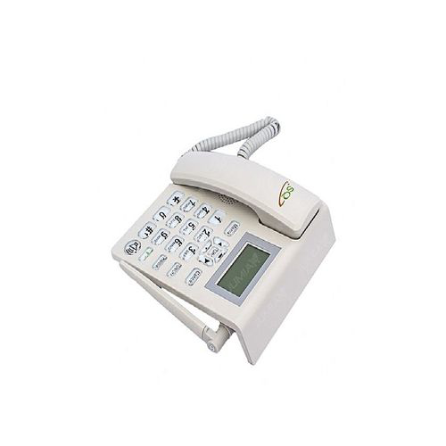 Téléphone Fixe LS 820 - Dual SIM (GSM) - Radio FM - Blanc