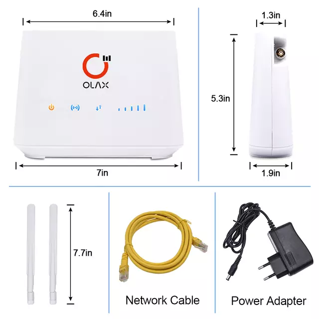 Routeur Olax Ax5 Pro - 300mbps - 4G LTE - 32 utilisateurs - tous ...