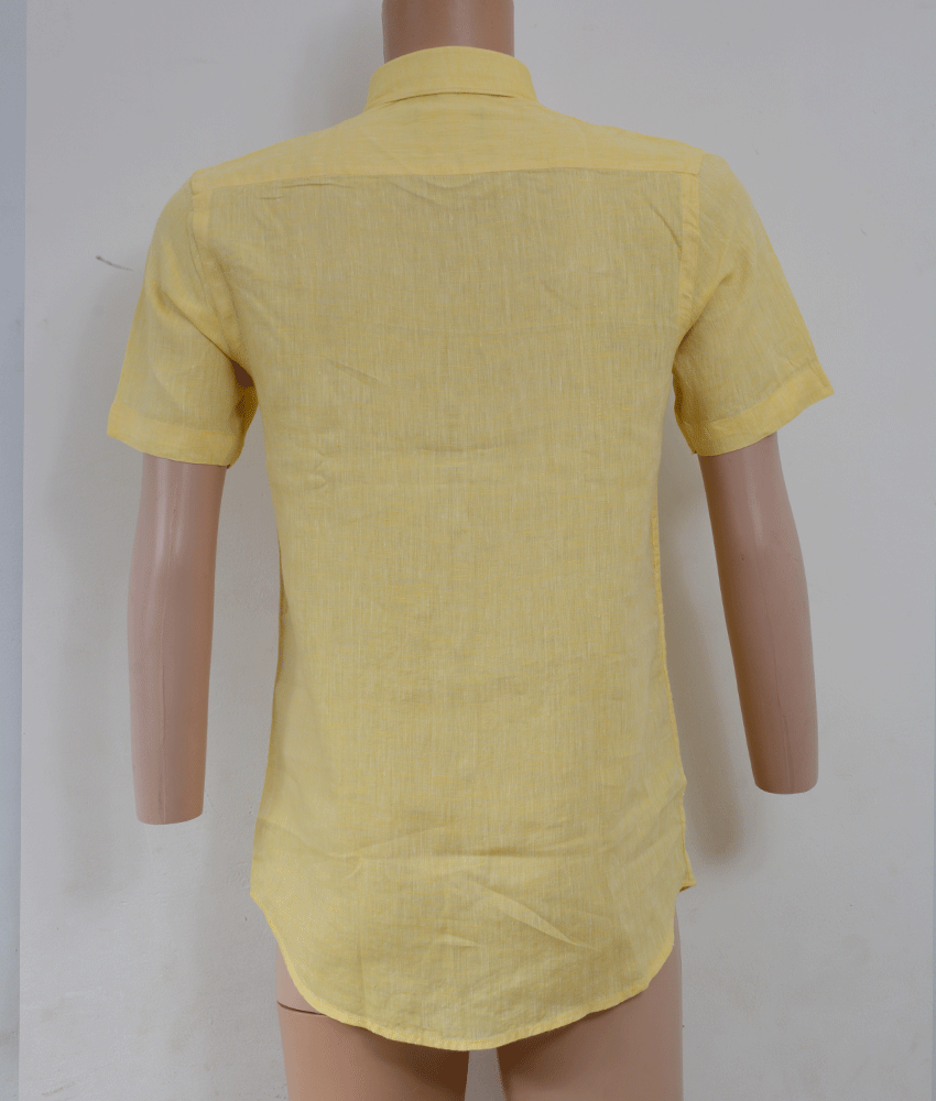 Chemisette En Lin Jaune Clair , Eclips