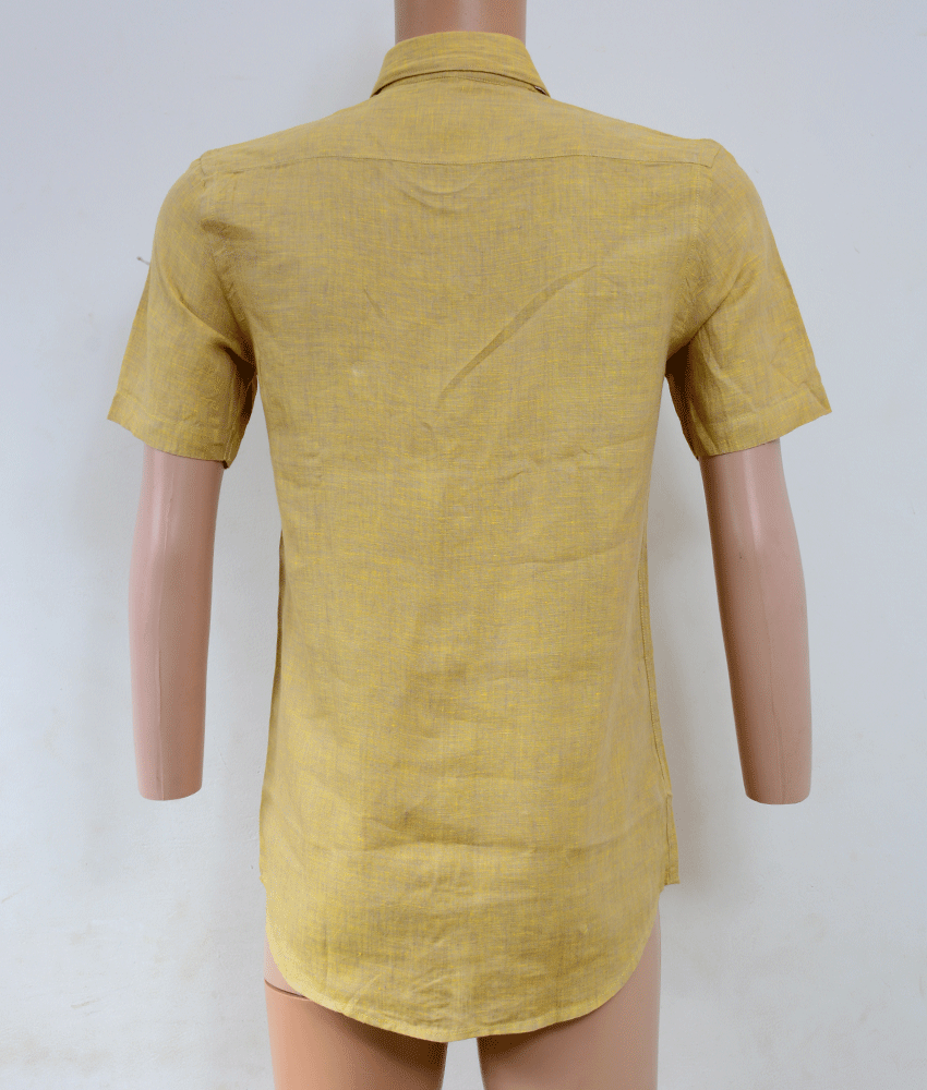 Chemisette En Lin Jaune Foncé , Eclips