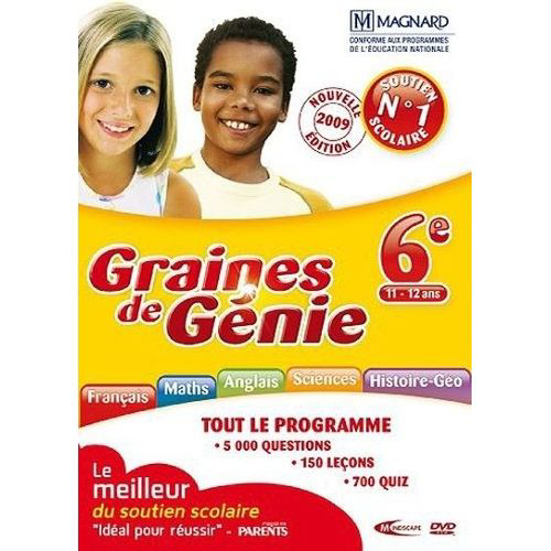 DVD Ludo éducatif interactif - Graine de génie 6ème (version PC)