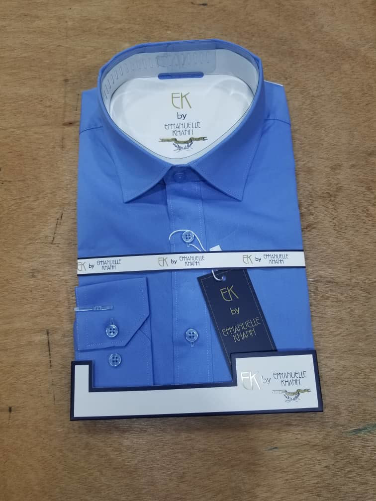 Chemise Emmanuel Khanh - Pure Coton - Couleur au choix