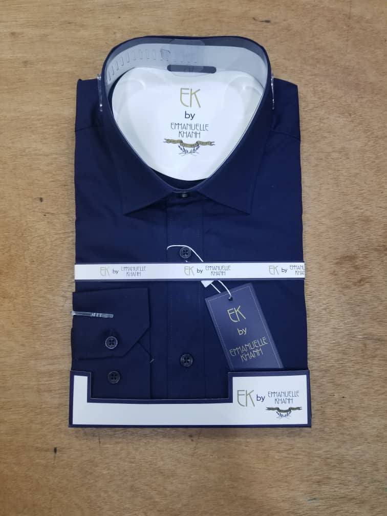 Chemise Emmanuel Khanh - Pure Coton - Couleur au choix