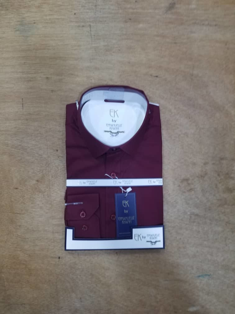 Chemise Emmanuel Khanh - Pure Coton - Couleur au choix