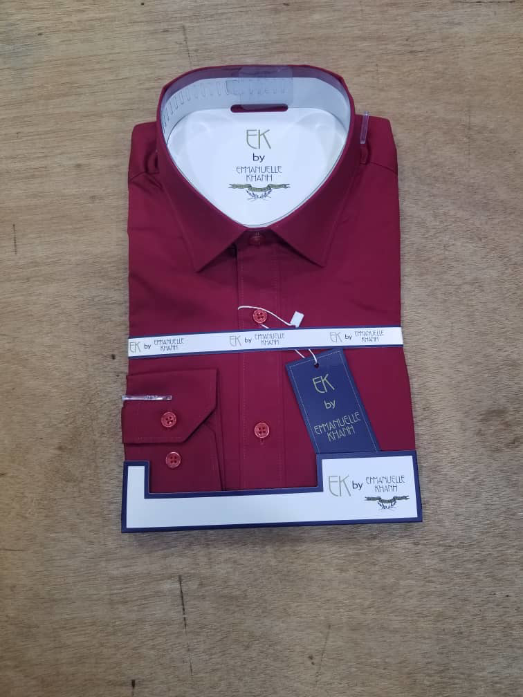 Chemise Emmanuel Khanh - Pure Coton - Couleur au choix