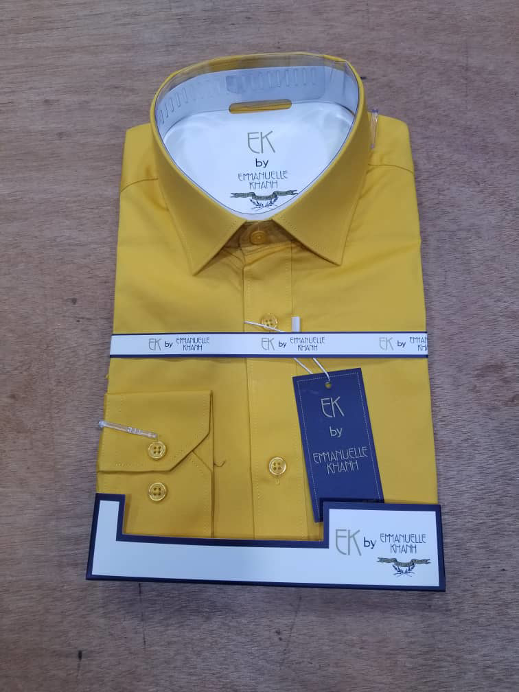 Chemise Emmanuel Khanh - Pure Coton - Couleur au choix