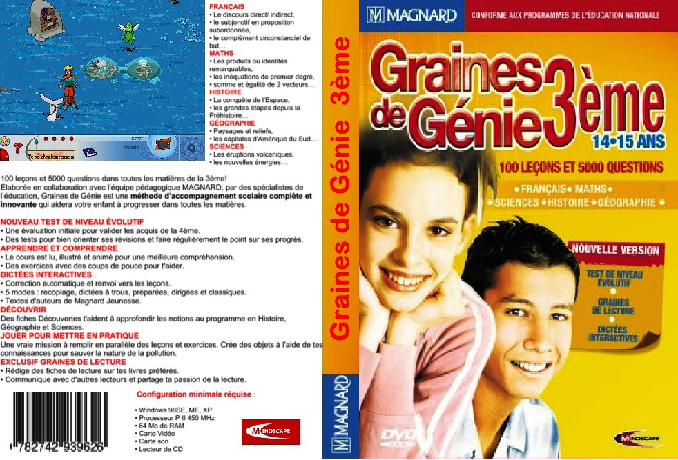 DVD Ludo éducatif interactif - Graine de génie 3ème (Version PC)