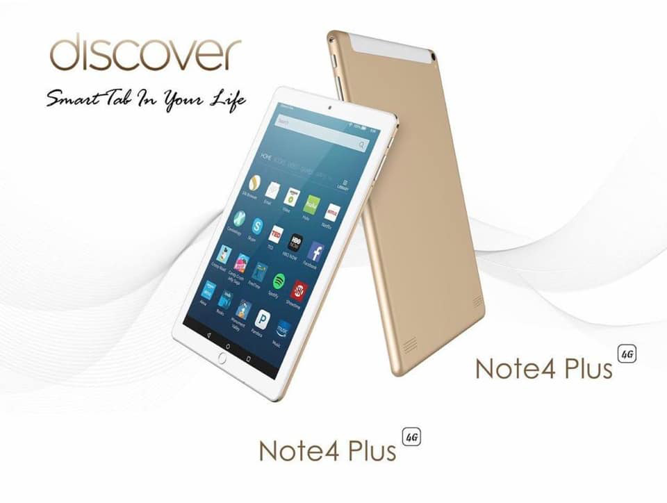 Tablette Discover Note 4 Plus - 64Go/4Go - 13Mp/8Mp - 12 mois garantis