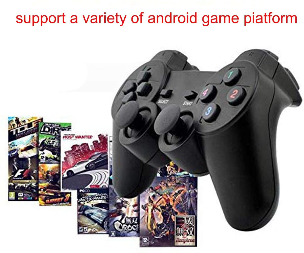 Double manette de jeux usb sans fil pour pc