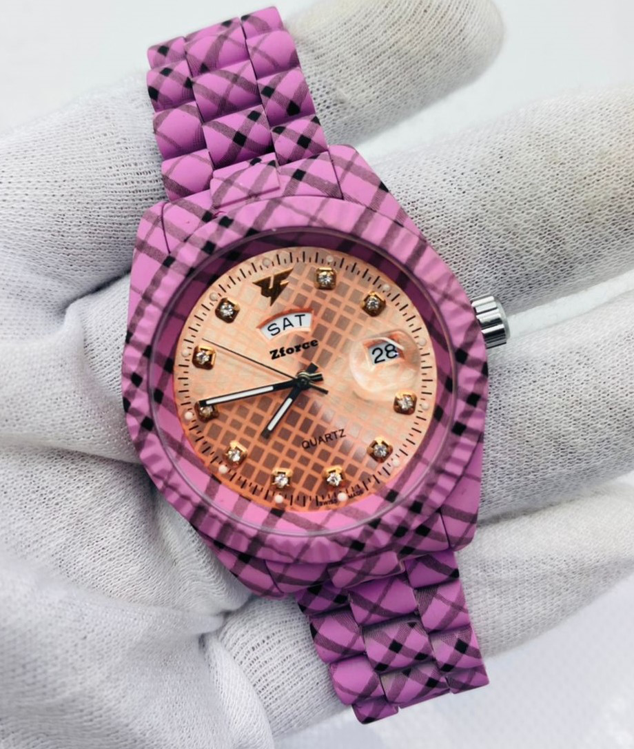 Montre En Acier Inoxydable – Rose