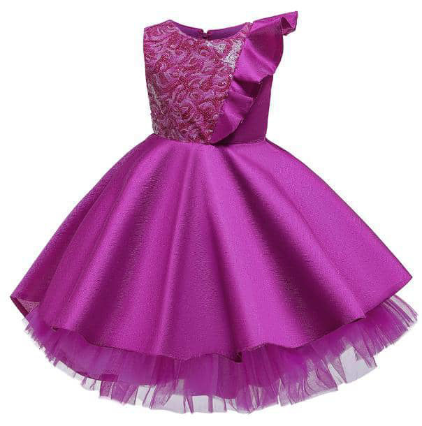 Robe pour fillette -violette