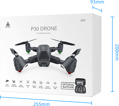 Drone p30 pihot reel ultra HD
