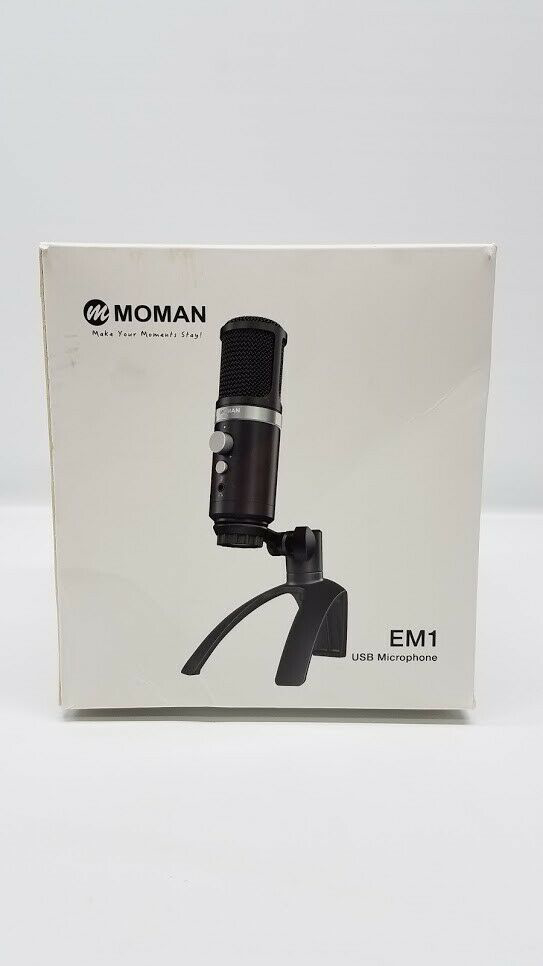 Moman EM1 Microphone-USB-PC-Gaming-Condenseur Micro Cardioid plug and ...