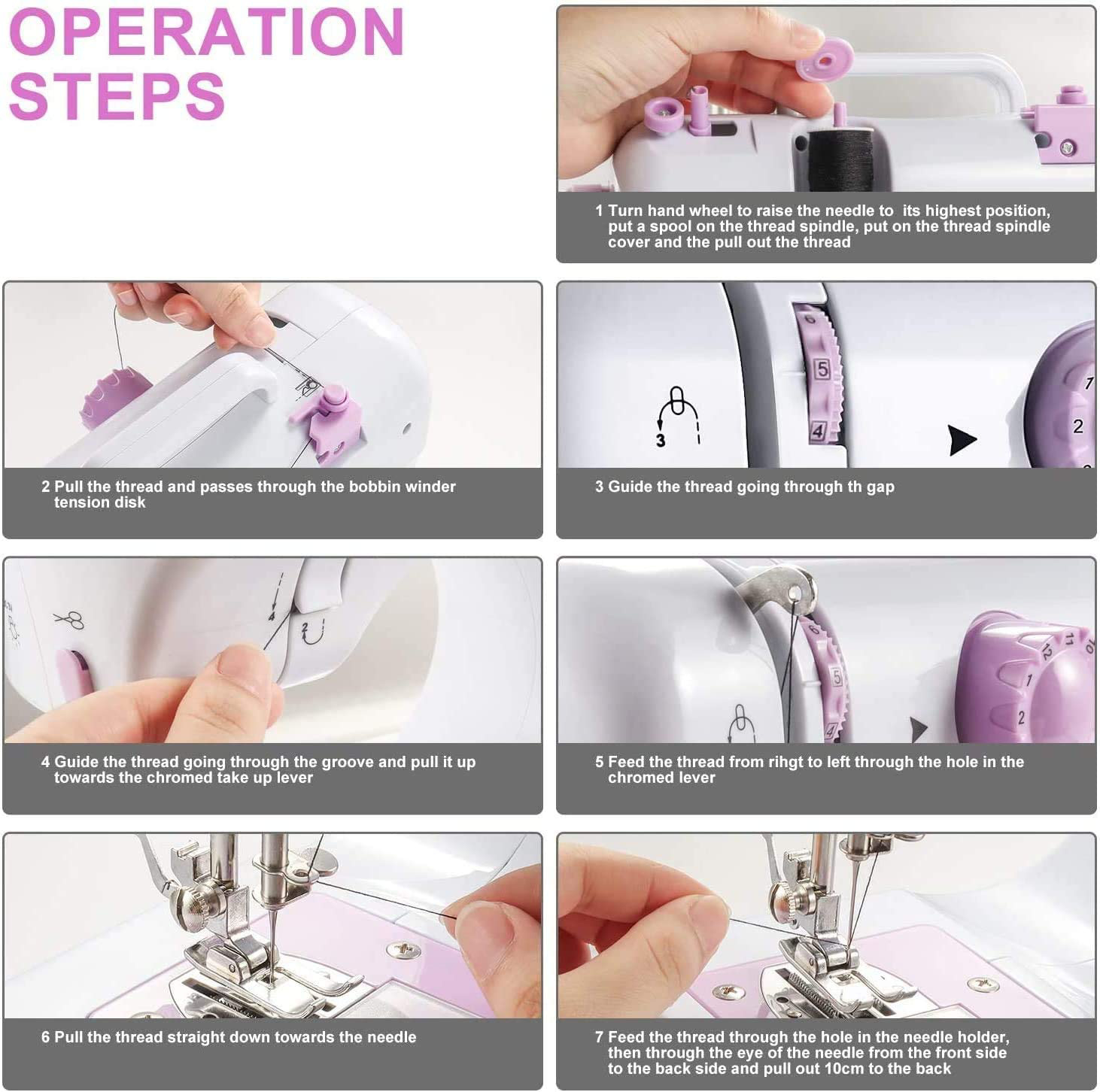 Machine à Coudre Mini Multi-Usage Craft Making Machine, Portable, 12 ...