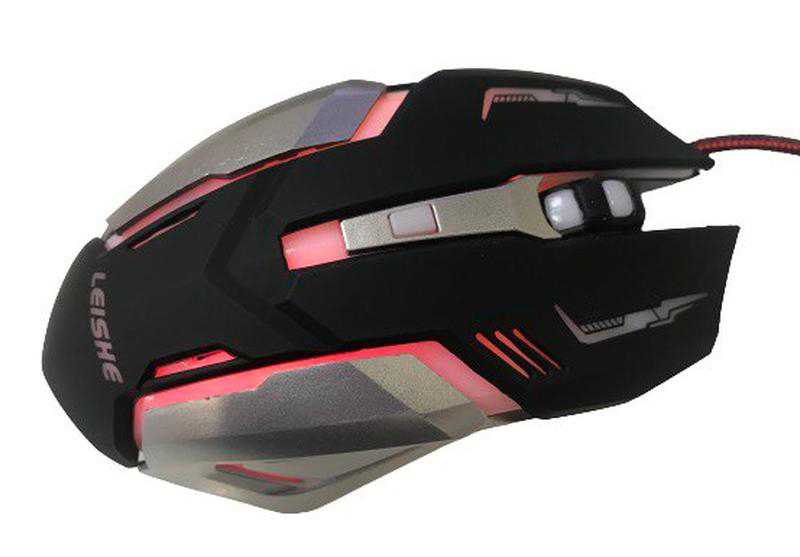 Souris de jeu LEISHE G960 Gaming Mouse Argent