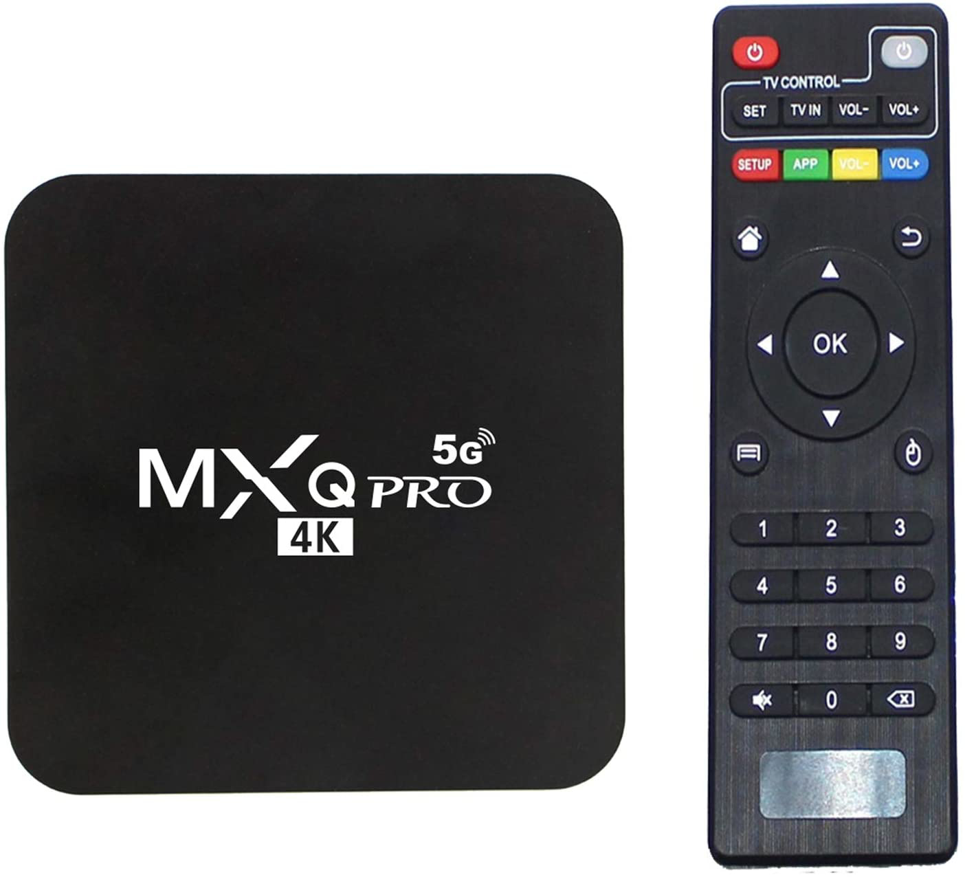 MXQ pro MAX TV Box avec 4K 4Go/32Go HDR RK3328 Quad Core WiFi 2.4GHz ...