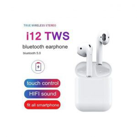 Ecouteurs bluetooth Sans Fil - I12TWS - Blanc