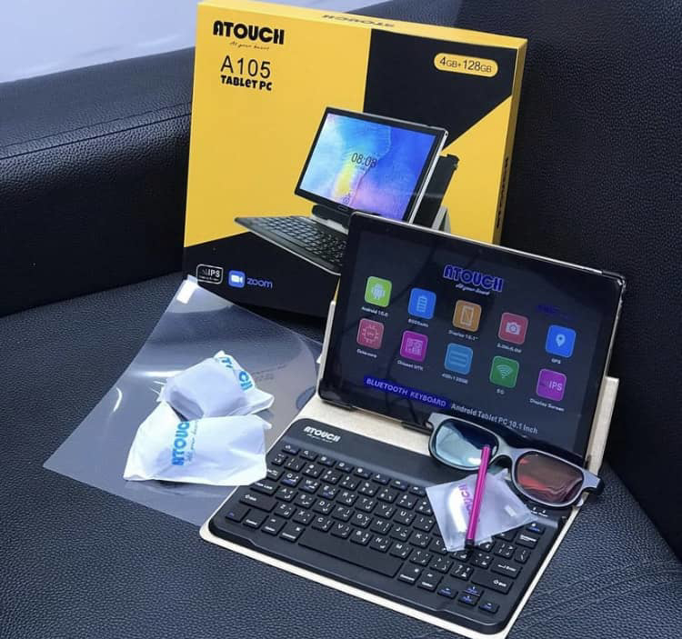 Tablette Atouch A105 – 5G – Ecran 10.1″ – Mémoire 128 Go – RAM 4 Go ...