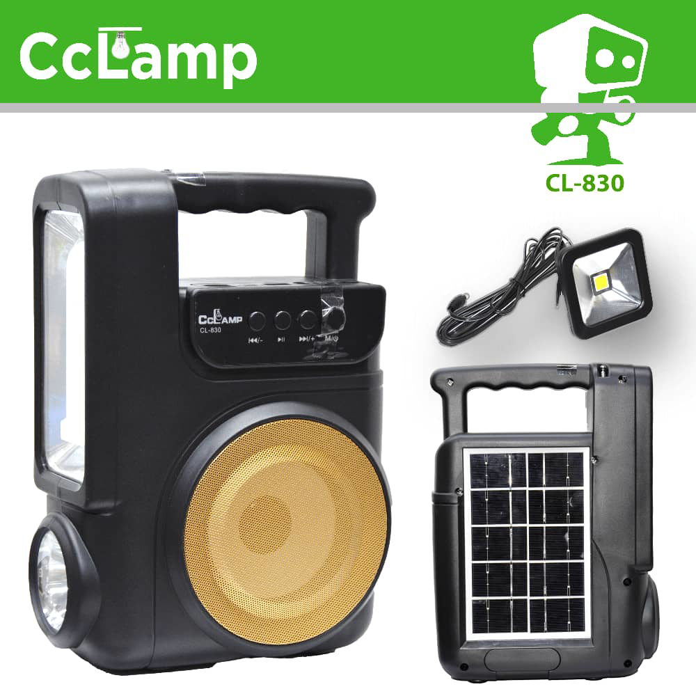 lampe solaire cc lamp cl - 830 - Haut-parleur Bluetooth sans fil - Station Radio fm - plaque ...