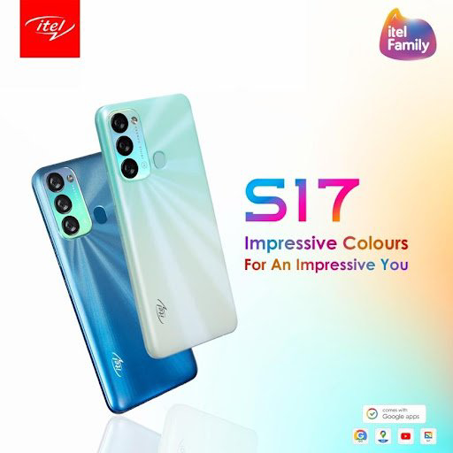Itel S17 - 6,6 " - 16Go ROM / 1Go RAM - 3G - 5000mAh - Android 11 - Vert - 13 mois de garantie