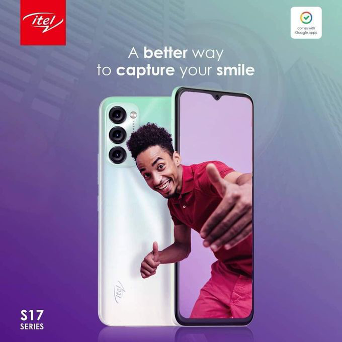 Itel S17 - 6,6 " - 16Go ROM / 1Go RAM - 3G - 5000mAh - Android 11 - Noir - 13 mois de garantie