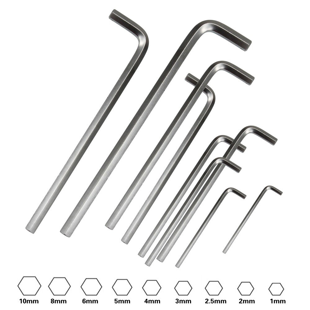 9 pcs clé Allen (1.5 - 10mm)