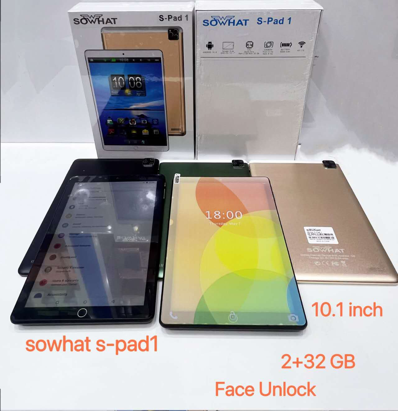 TABLETTE SPAD 1 SOWHAT - 4 G LTE - 10,1 3 - 32 Go - 2Gb Ram - 6000mAh ...