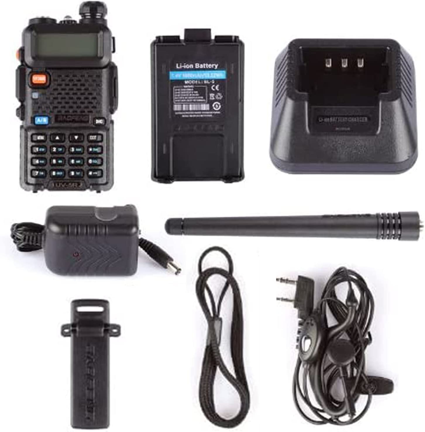 Talkies walkies Baofeng UV-5R Radio bidirectionnelle double bande 136 ...