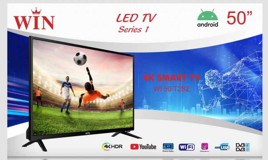 "TV WIN ÉLECTRONIC 50" " SMART 4K