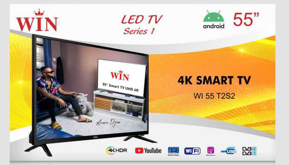 TV WIN ÉLECTRONIC 55" " SMART 4K " en promotion sur iziway.cm