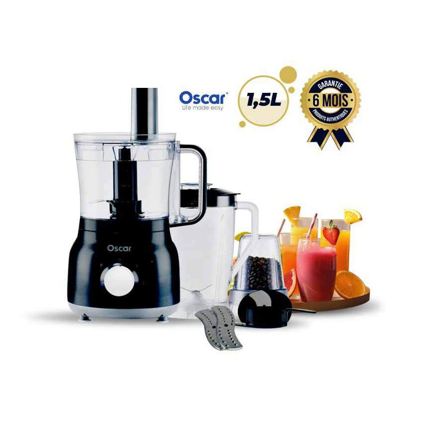 ROBOT MIXEUR MULTIFONCTION OSCAR 8OO W - REF MJFP60D1-B