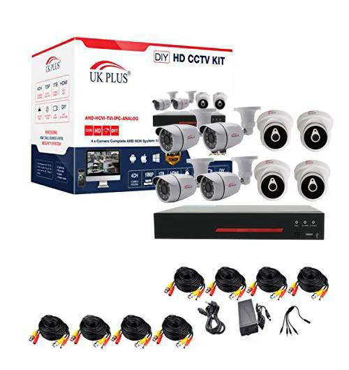 Kit 8 Cameras AHD 2mp color view