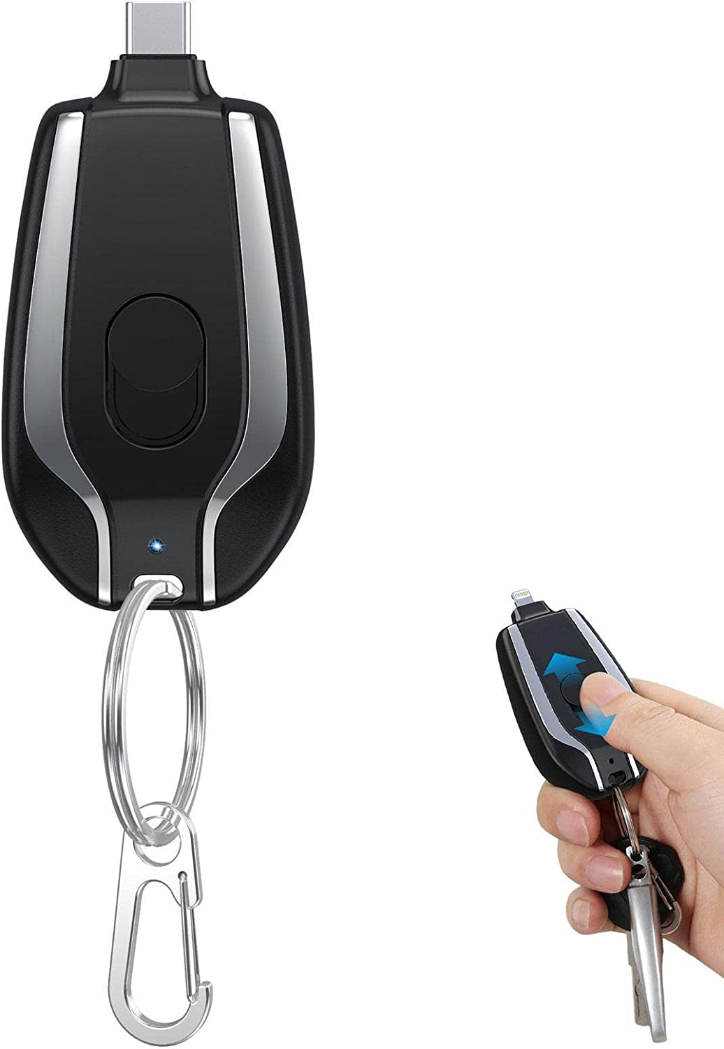 Mini power bank porte cle sans fil en forme de cle pour voiture pour ...