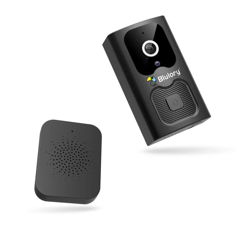 Sonnerie de porte intelligente Blulory X6 avec camera sans fil