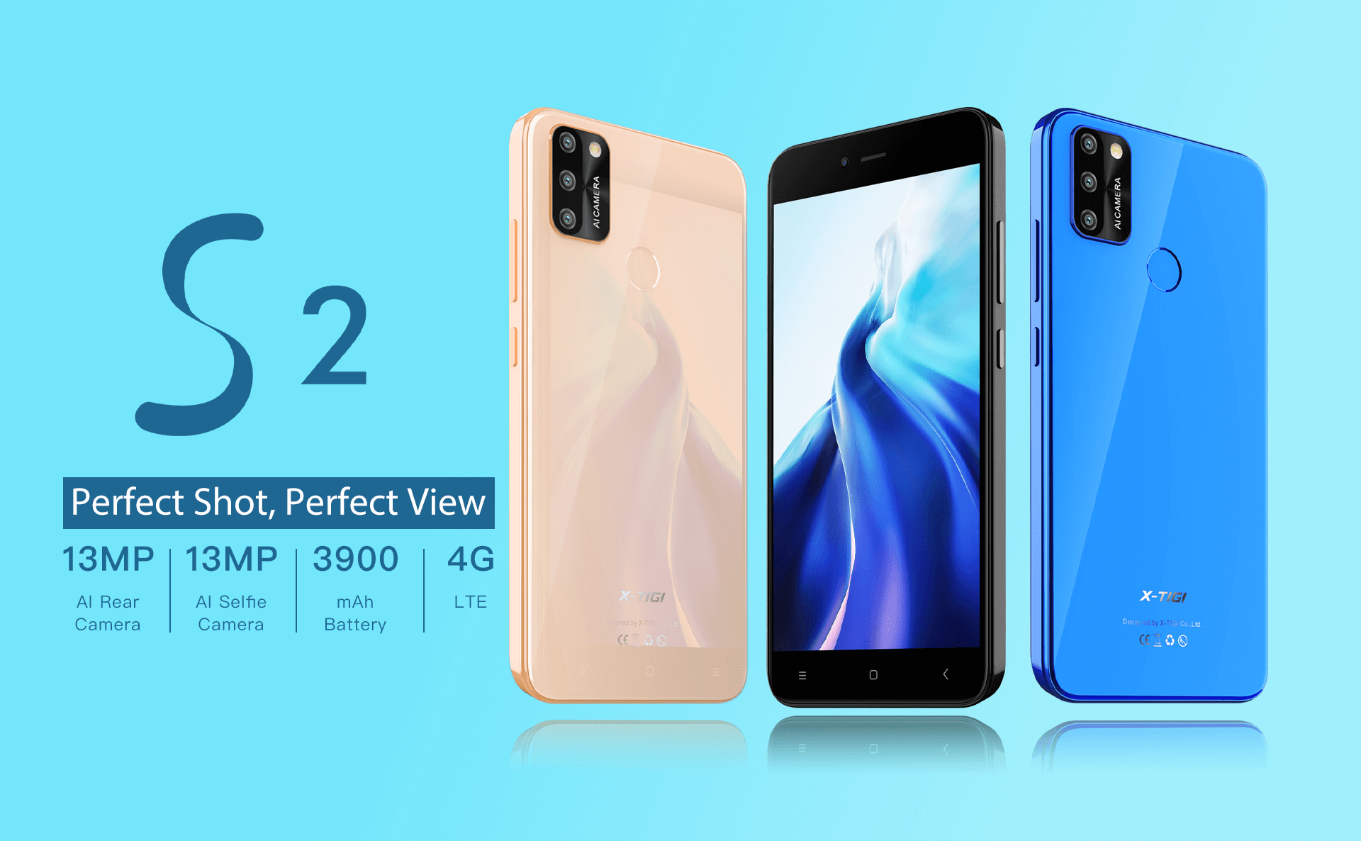 S2 X-Tigi - 4G LTE - 32Go ROM / 3Go RAM - 13 MPx / 13 MPx - 5.5"HD - 3900 mAh - Dual SIM ...