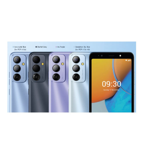 TECNO POP 6 GO 16Go HDD - 1Go RAM - 3Mois de garantie