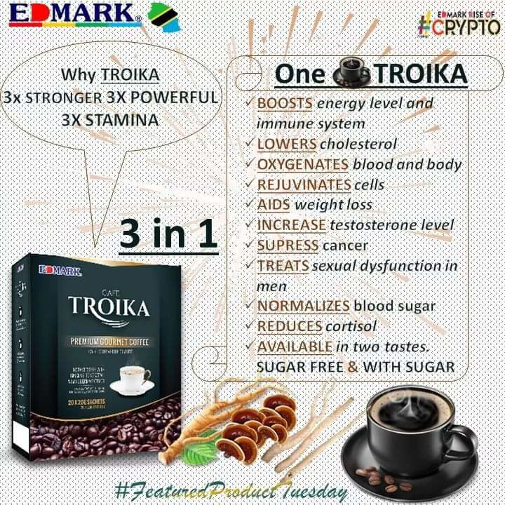 Café Premium Gourmet Troika , 20 sachets De Edmark