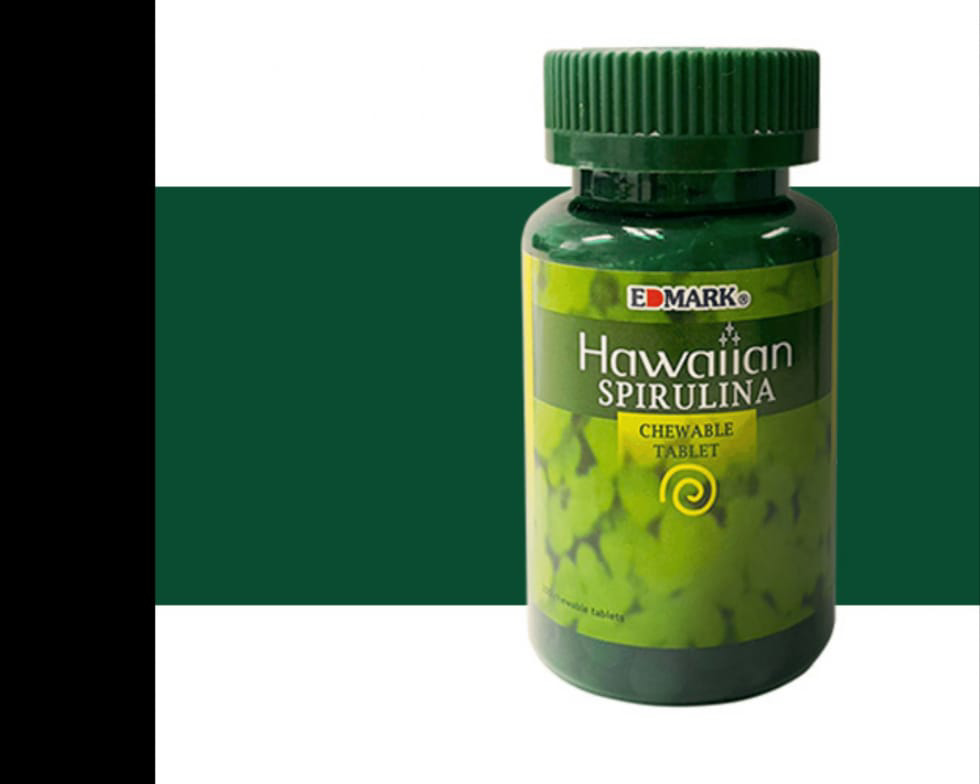 Complement Alimentaire, SPIRULINE hawaienne, 200 Tablets, EDMARK